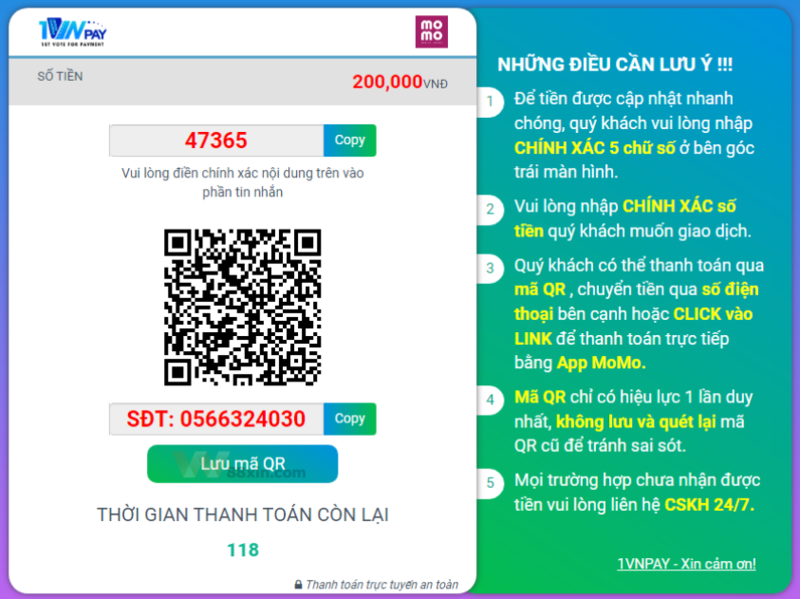 Cách nạp tiền vào W88 qua Momo siêu nhanh gọn